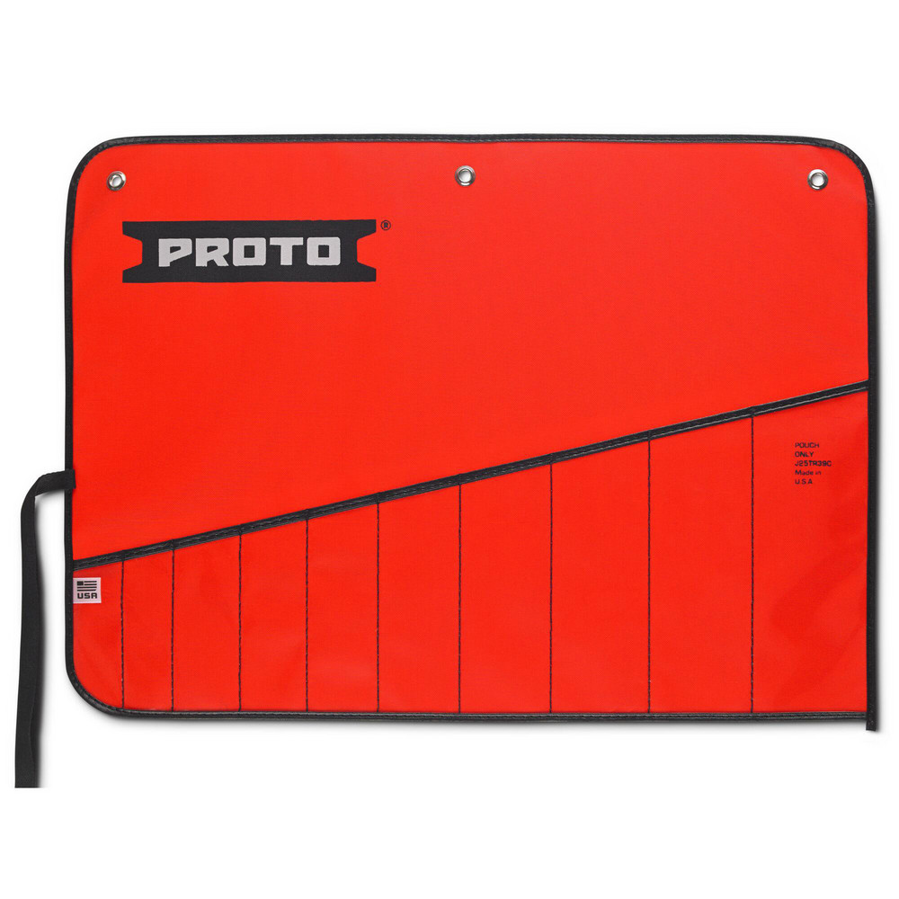 Proto - Tool Roll: 10 Pockets, Canvas, Red | MSC Direct