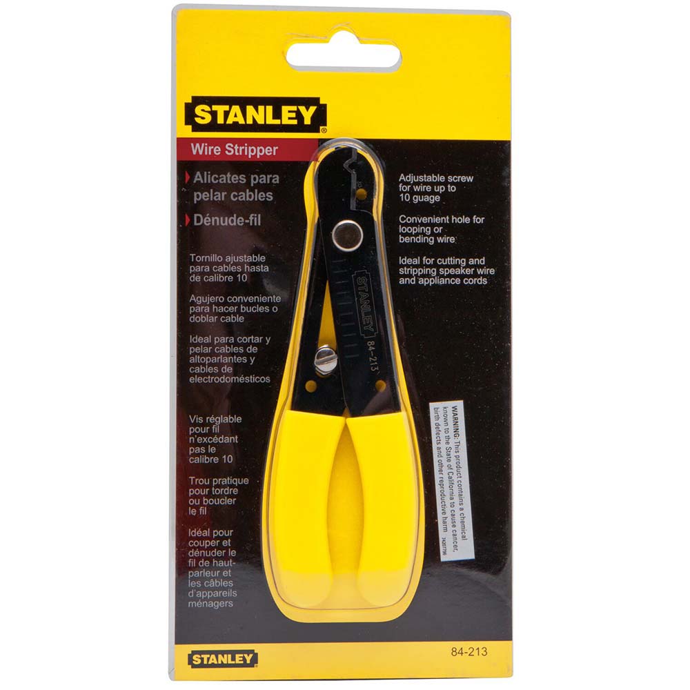 Stanley - Wire Stripper: 26 AWG to 10 AWG Max Capacity | MSC Direct