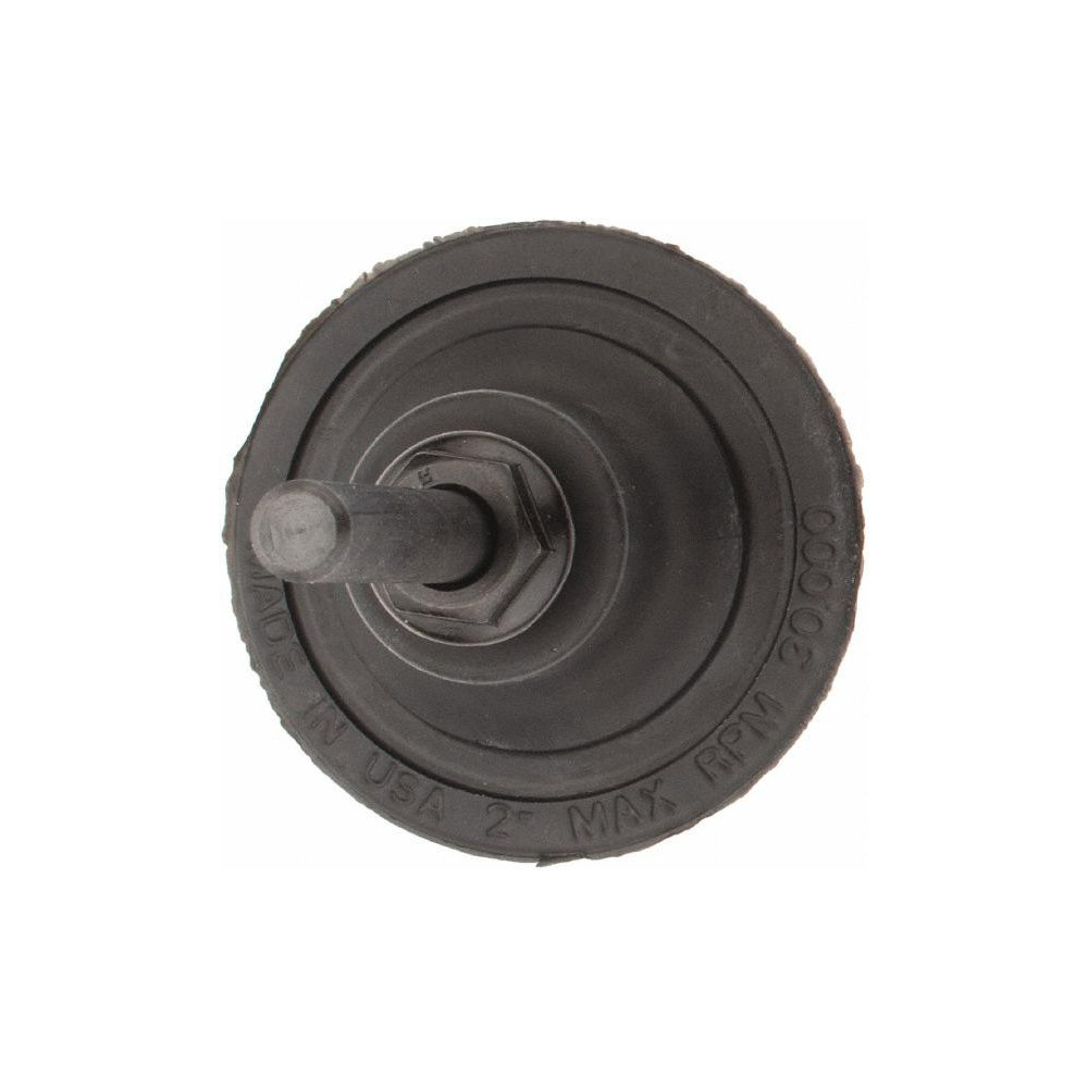 Made in USA - Disc Backing Pad: 2" Dia, Quick-Change Type R | MSC Direct