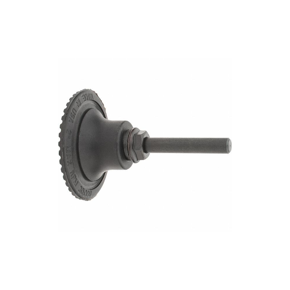 Made in USA - Disc Backing Pad: 2" Dia, Quick-Change Type R | MSC Direct