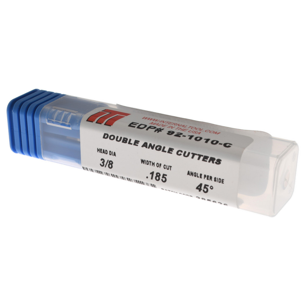 Internal Tool - Double-Angle Cutters: Connection Type: Shank; Cutter ...