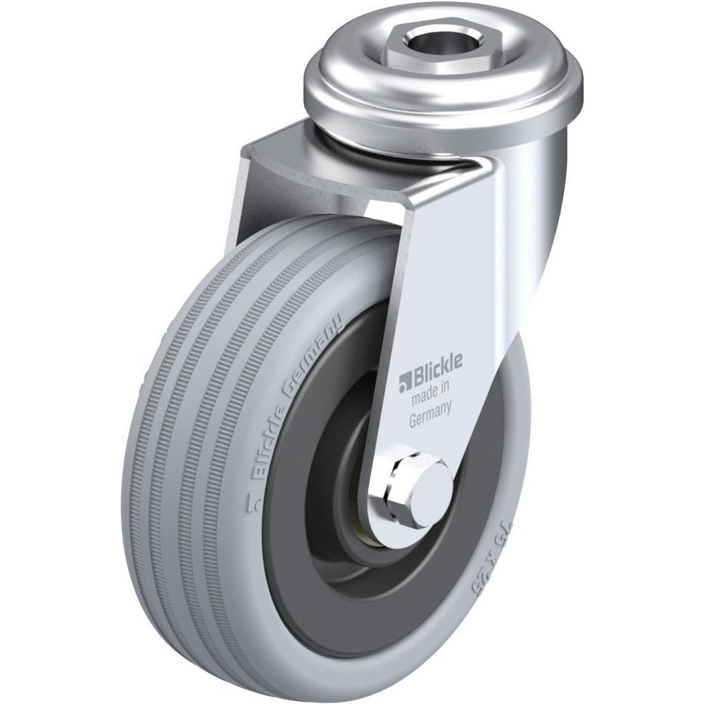 Blickle - Standard Casters: Mount: Hollow Kingpin; Caster Type: Swivel ...