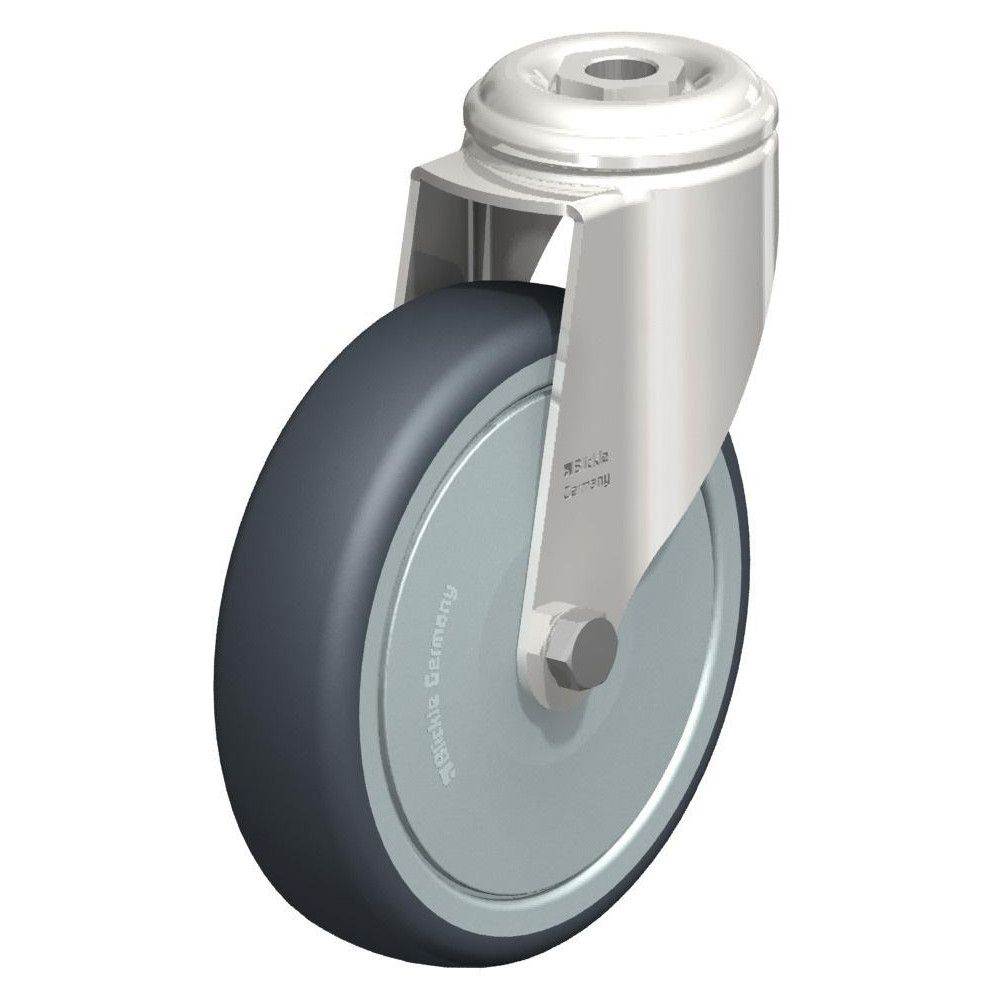 Blickle - Standard Casters: Mount: Hollow Kingpin; Caster Type: Swivel ...