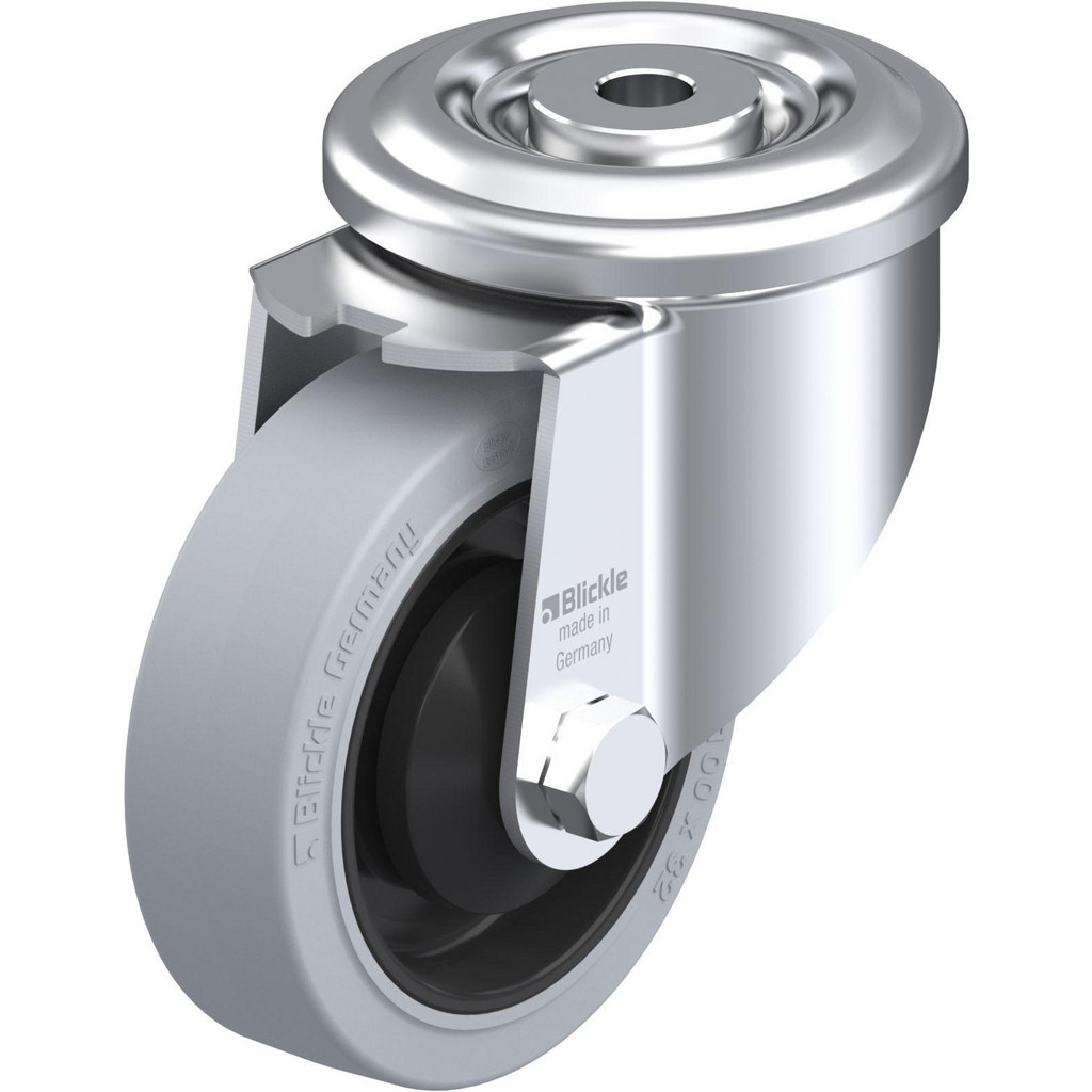 Blickle - Standard Casters: Mount: Hollow Kingpin; Caster Type: Swivel ...