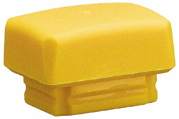 HALDER - Grade Medium Hard, Yellow Dead Blow Hammer Tip | MSC Direct