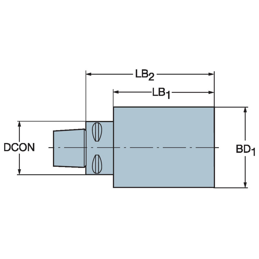 Sandvik Coromant - Tool Holder Blanks: Shank Type: Modular Connection ...
