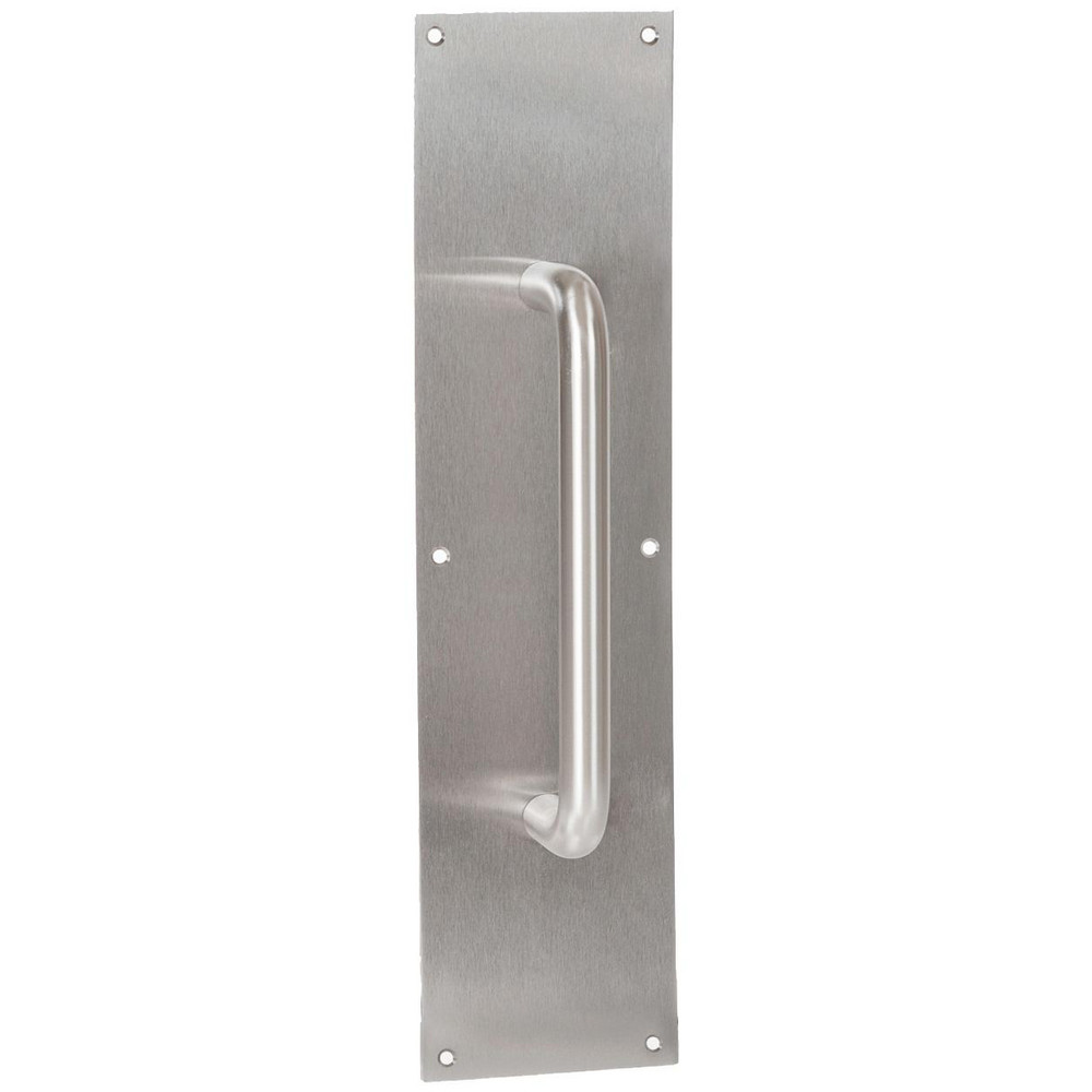 ALLEGION - Push Plates: Material: Steel; Width (Inch): 4 in; Overall ...