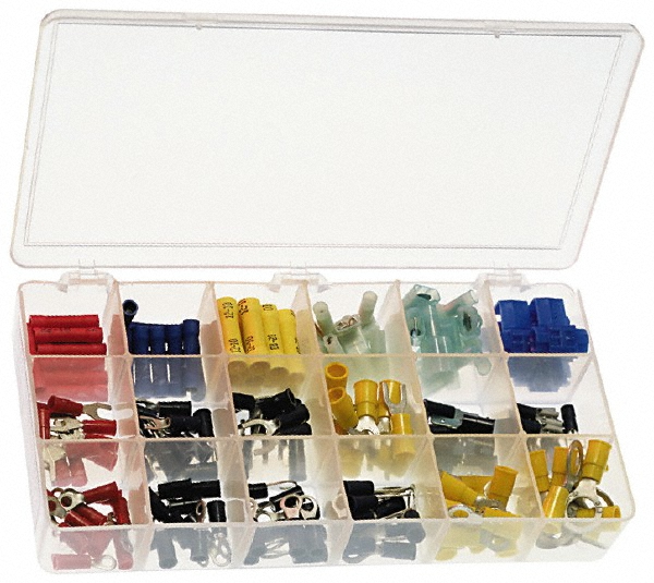 Precision Brand - 175 Piece, Electrical Terminal Fastener Kit | MSC Direct