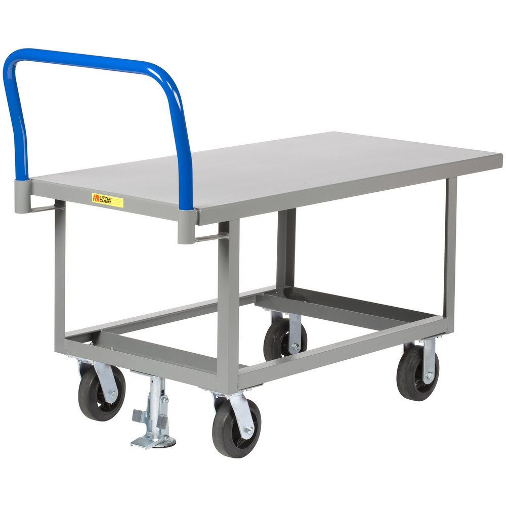 Little Giant® - Work-Height Platform Truck with Open Base: 26" High, 60 ...