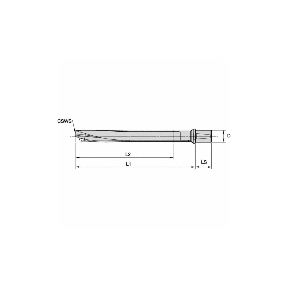 Kennametal - Indexable Drill Body: Whistle Notch Shank | MSC Direct