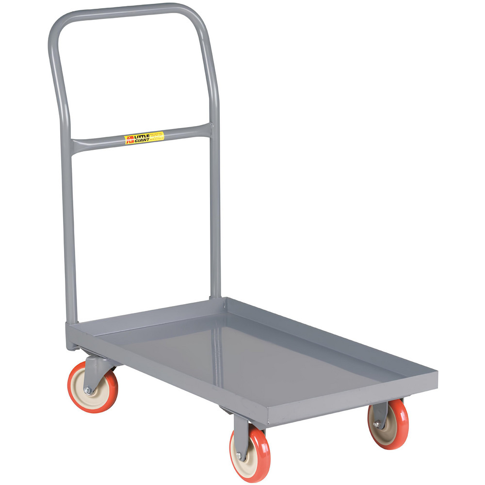 Little Giant® - Steel Deck Platform Truck: 6-1/2" High, 36" Long, 24 ...