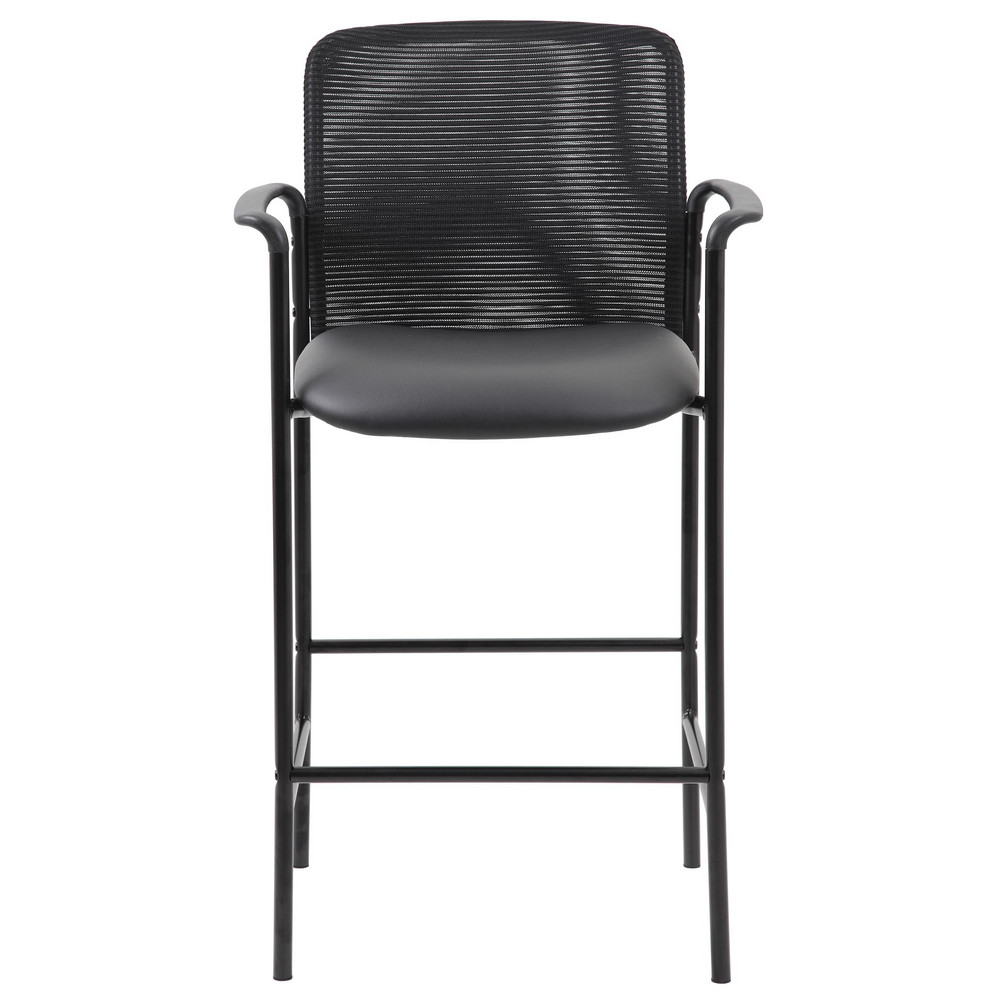 Boss Office Products - Contemporary Mesh Counter Stool: 28-1/2" Seat ...