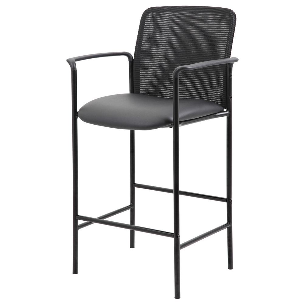 Boss Office Products - Contemporary Mesh Counter Stool: 28-1/2" Seat ...