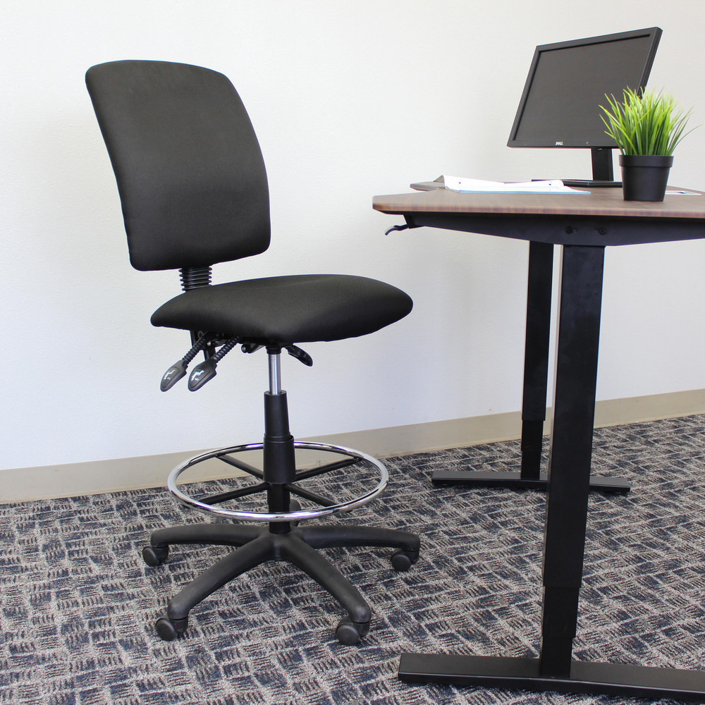 Boss Office Products - Multi-Function Drafting Stool: 26 to 29-1/2 ...