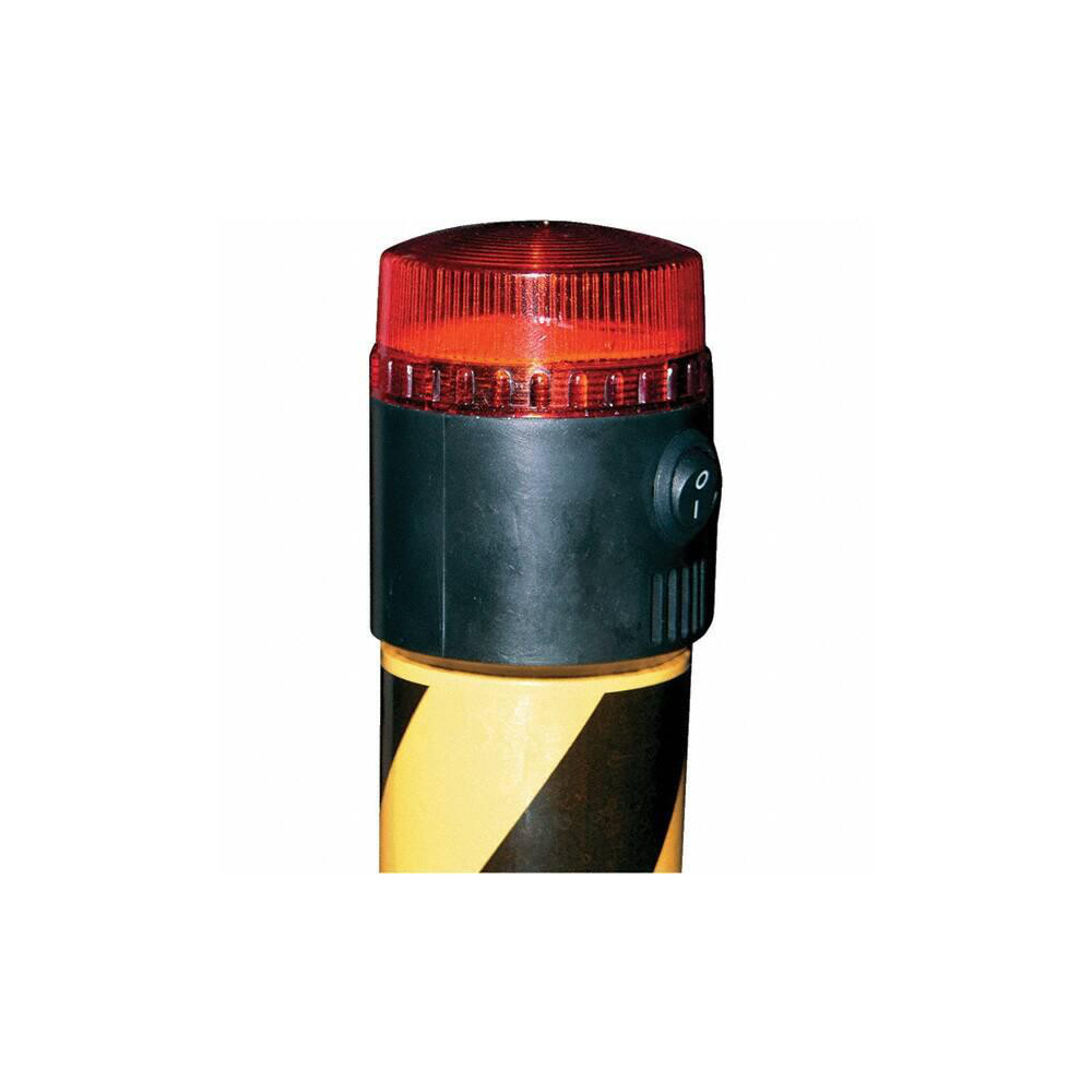Vestil - Spring Bollard: Red, Steel | MSC Direct