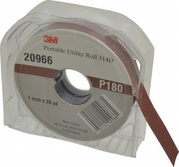 3M - 1" x 20 Yd 180 Grit Aluminum Oxide Shop Roll | MSC Direct