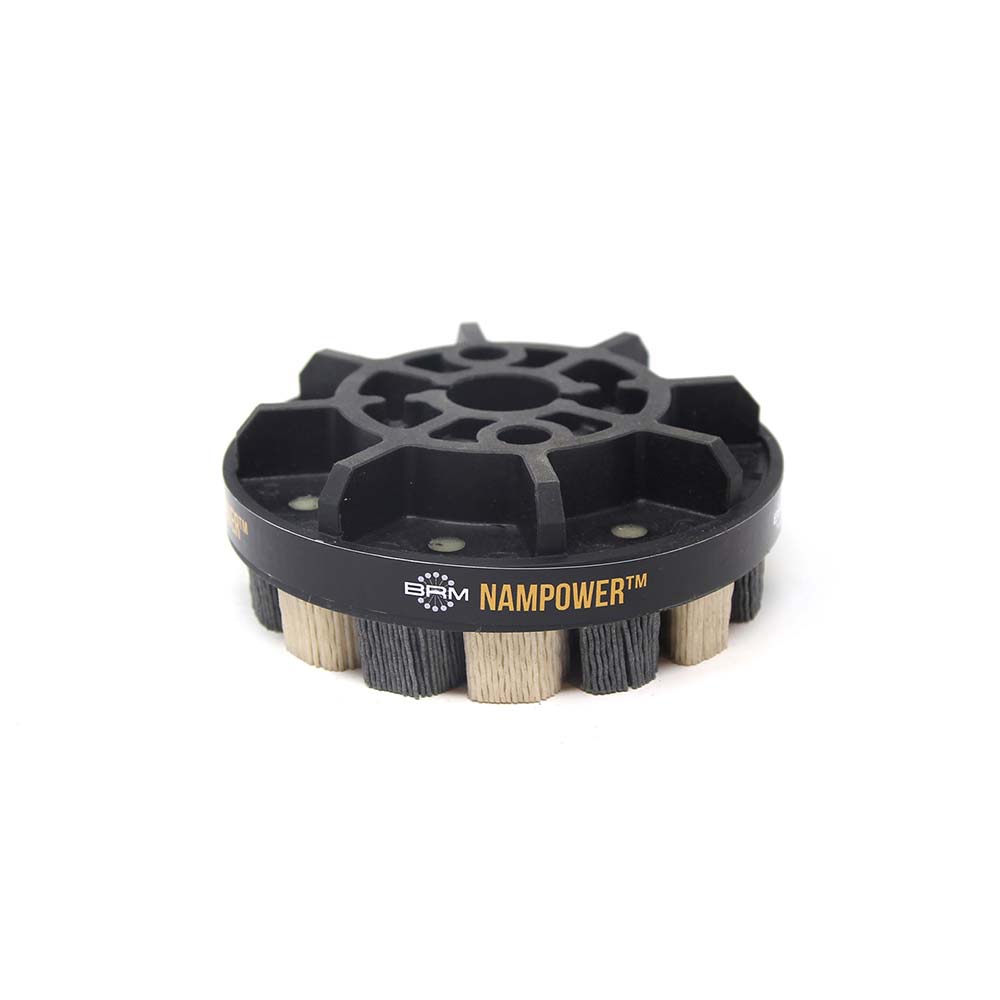 Brush Research Mfg. - 5" 180 Grit Ceramic/Silicon Carbide Tapered Disc ...