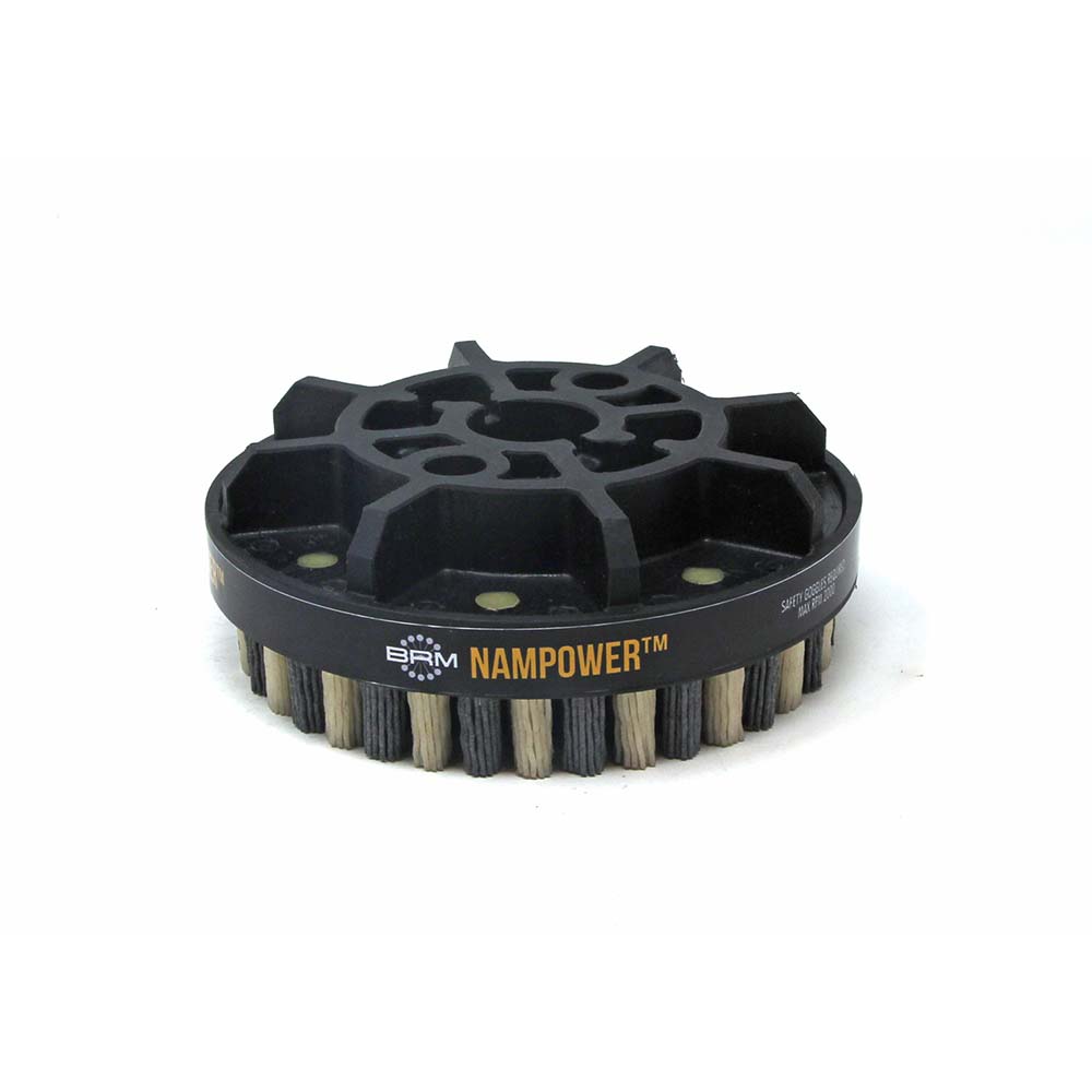 Brush Research Mfg. - 5" 120 Grit Ceramic/Silicon Carbide Tapered Disc ...