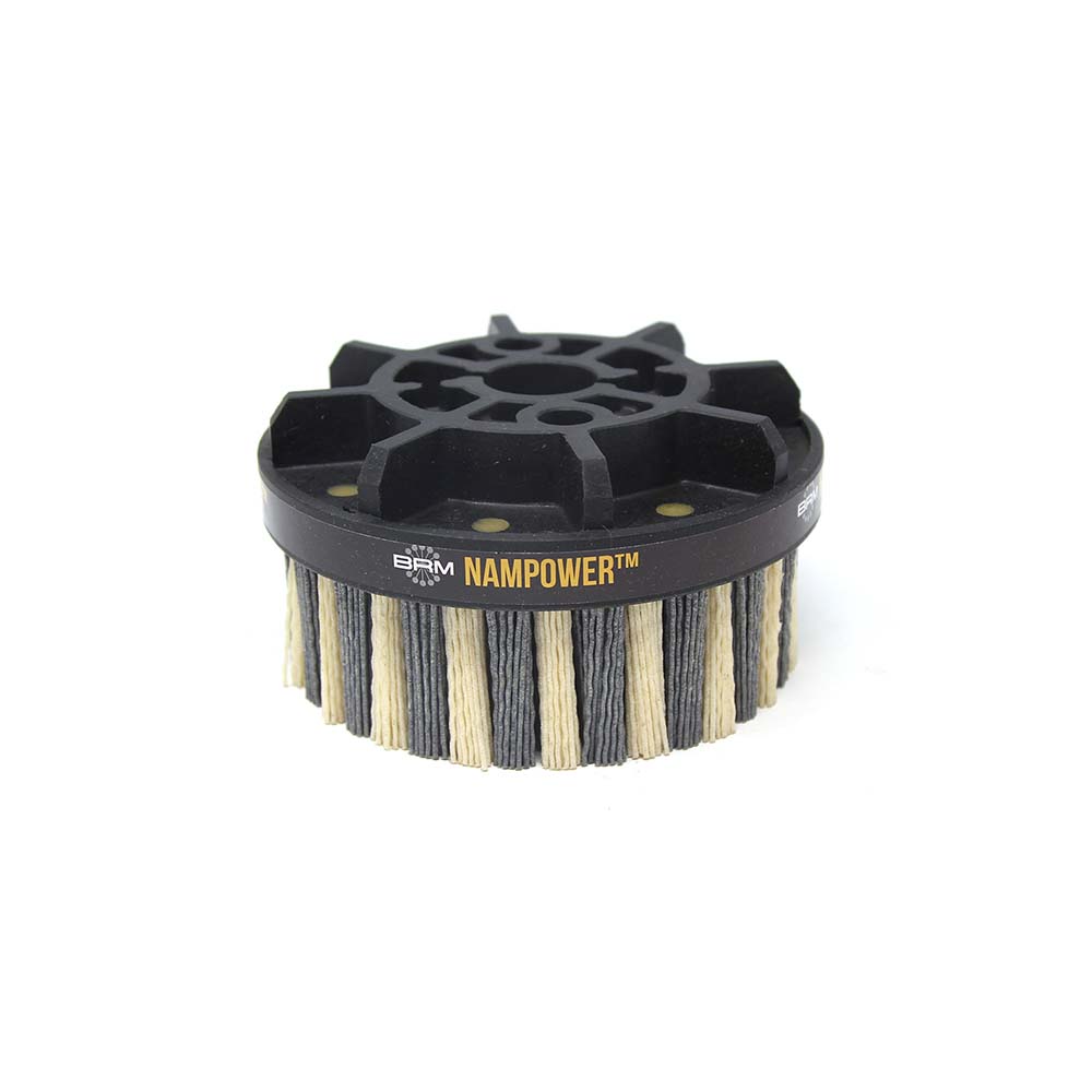 Brush Research Mfg. - 5" 180 Grit Ceramic/Silicon Carbide Tapered Disc ...
