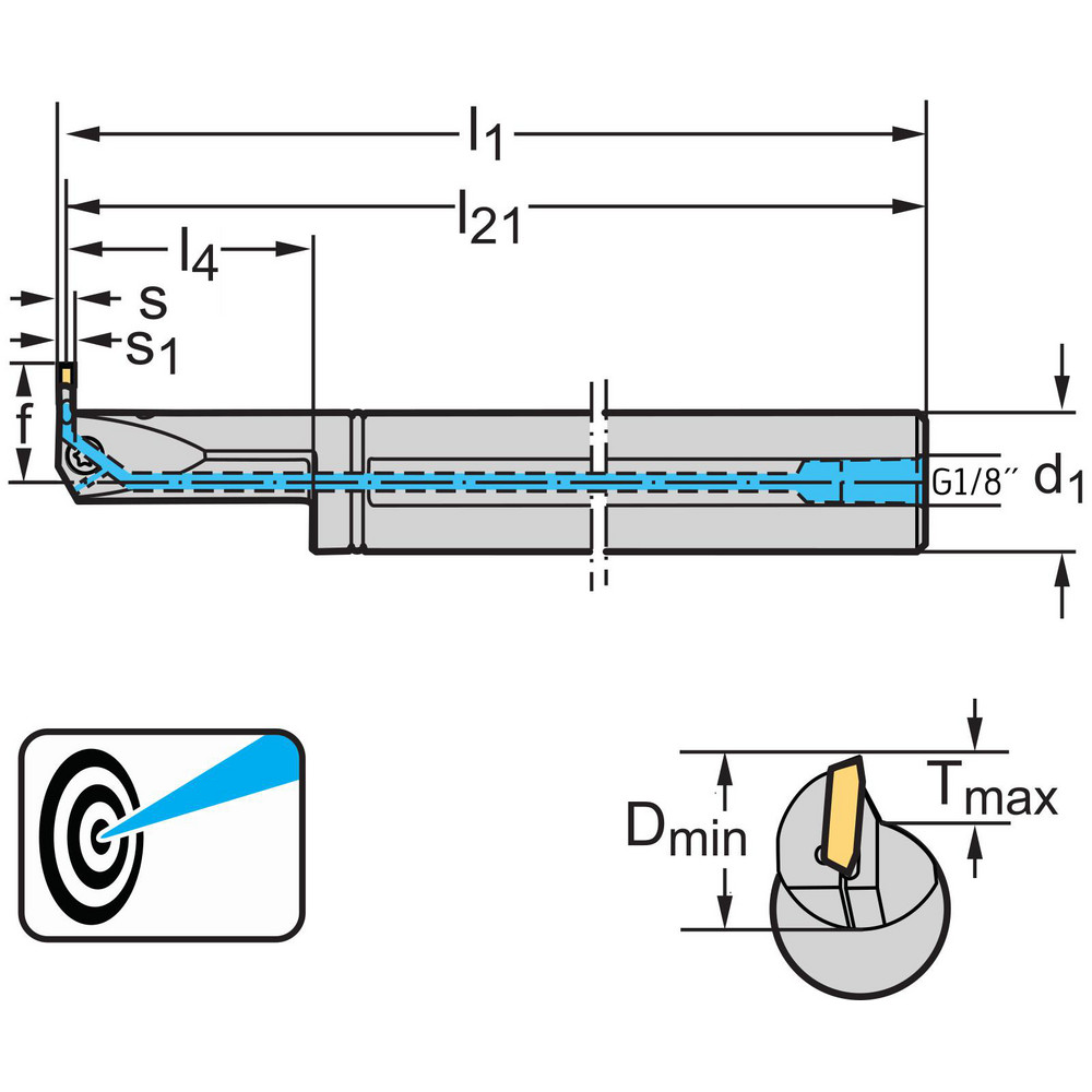 Walter - Indexable Grooving & Cut-Off Toolholders: Internal or External ...