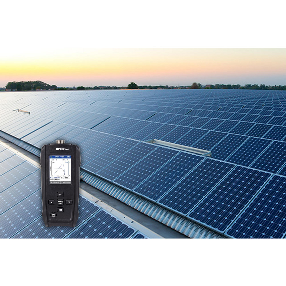 FLIR - Solar Power Meters & Analyzers: Meter Type: Solar Panel Analyzer ...