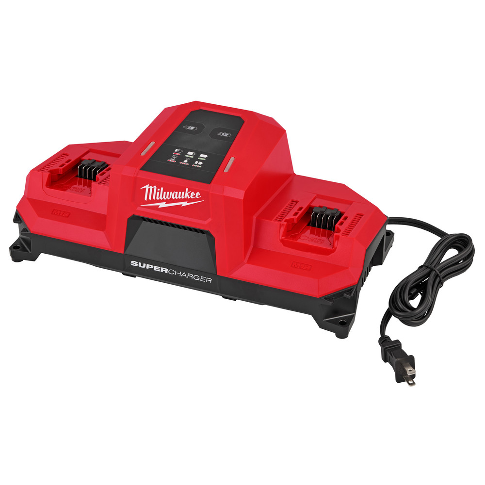 Milwaukee Tool - M18™ Dual Bay Simultaneous Super Charger w/ 4 Point ...