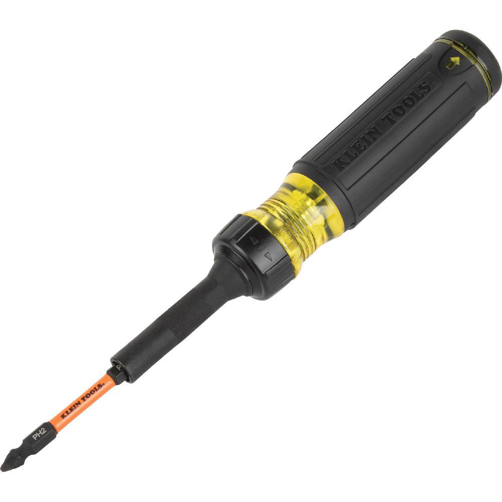 Klein Tools - Bit Screwdrivers: Type: Impact, Multi-Bit Ratcheting ...