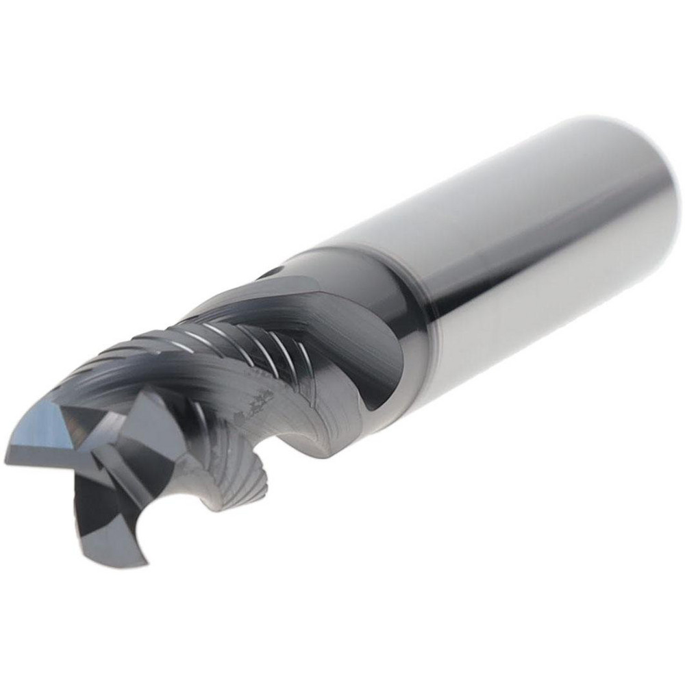 Iscar - Roughing End Mill: 1/2" Dia, 3 Flute, Single End, Solid Carbide ...