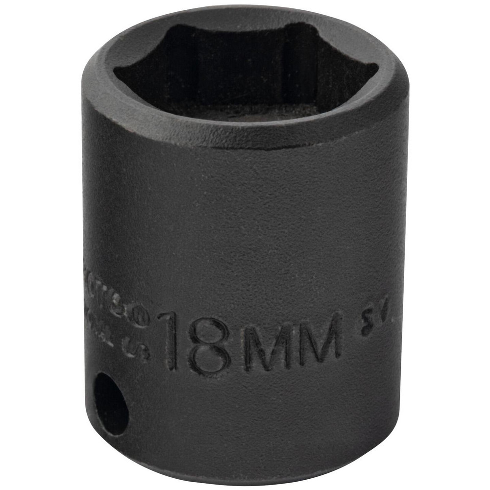 Proto - Impact Socket: 3/8" Drive, 18 mm Socket, Hex Drive | MSC Direct