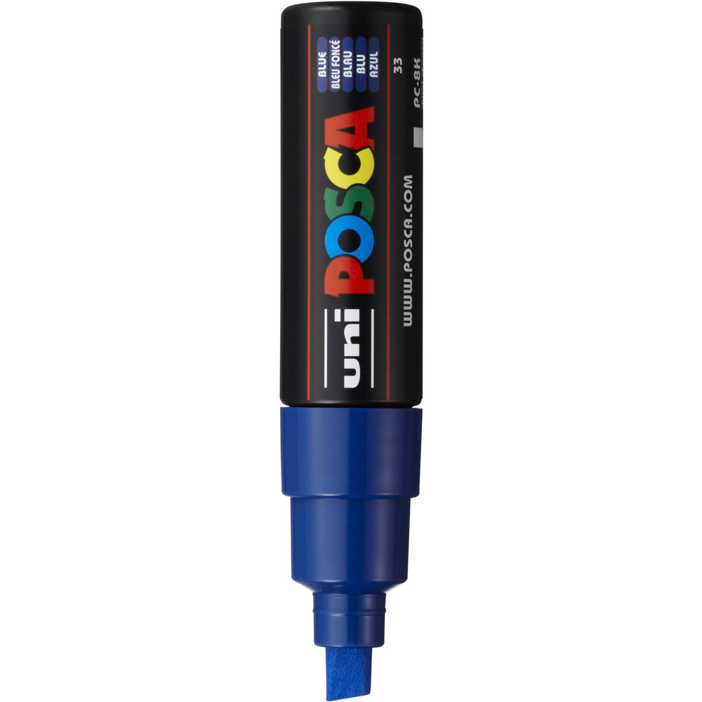 Uni-Ball - Liquid Paint Marker: Blue, Water-Based, Broad Tip | MSC Direct