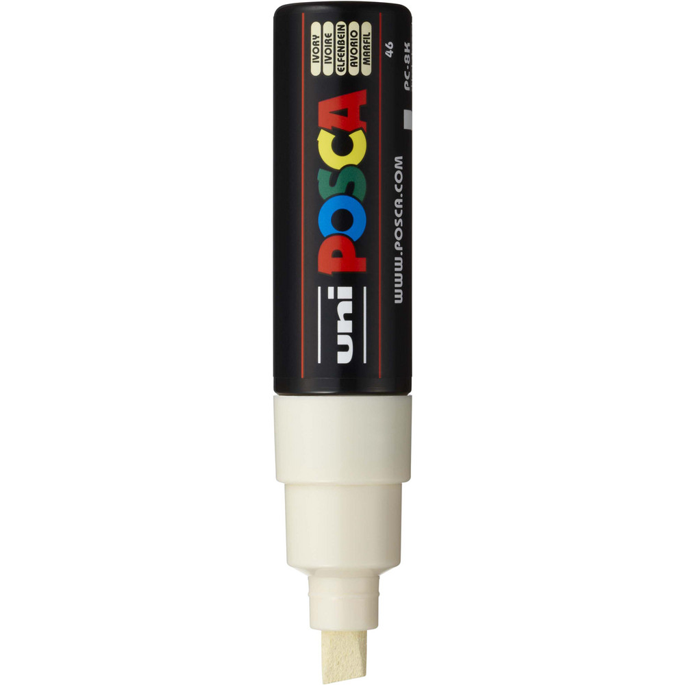 Uni-Ball - Liquid Paint Marker: Ivory, Water-Based, Broad Tip | MSC Direct