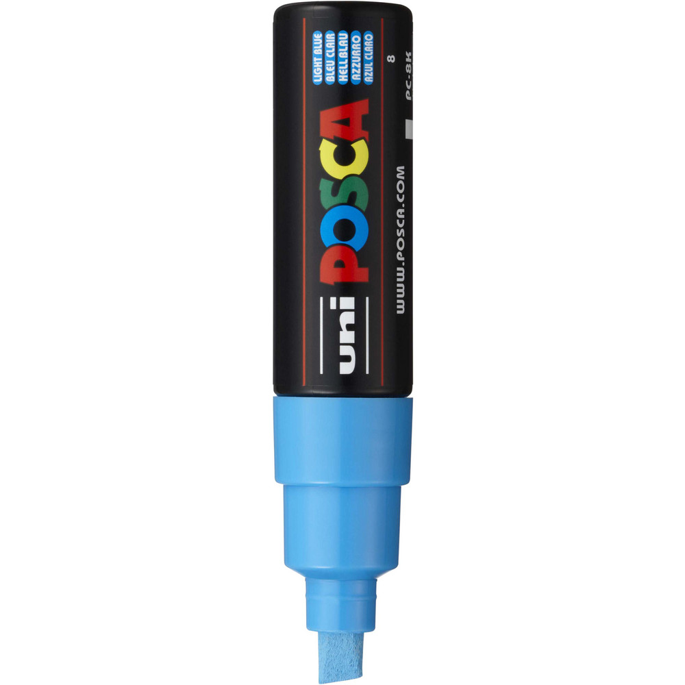 Uni-Ball - Liquid Paint Marker: Light Blue, Water-Based, Broad Tip ...
