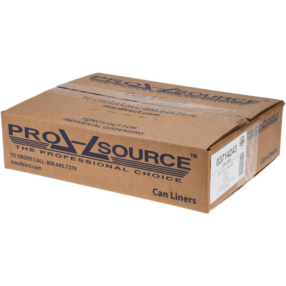 PRO-SOURCE - Contractor Trash Bags: 60.000 gal, 3 mil, Pack of 50 | MSC ...