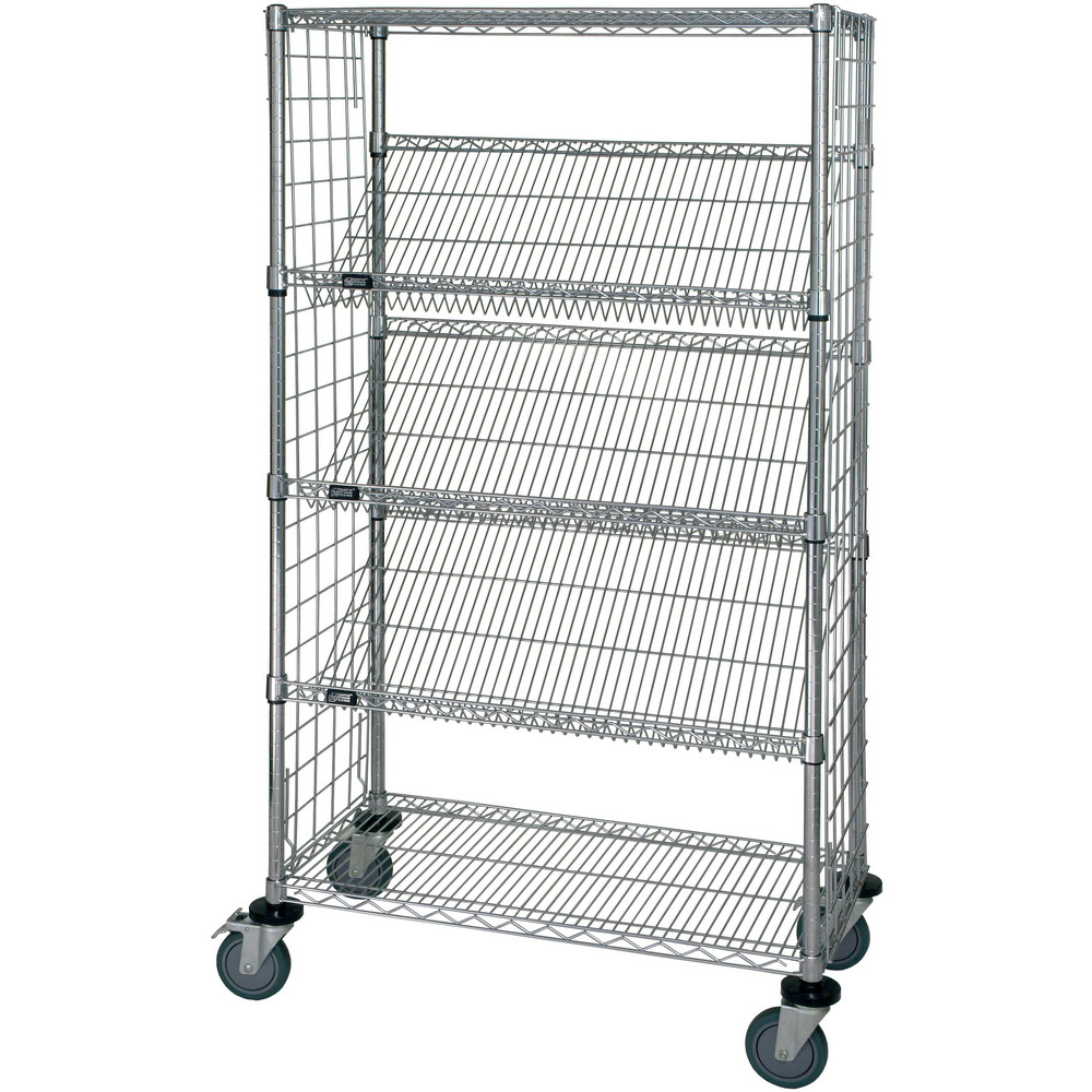 Quantum Storage - Wire Shelving: Shelving Type: Slanted Shelf Enclosed ...
