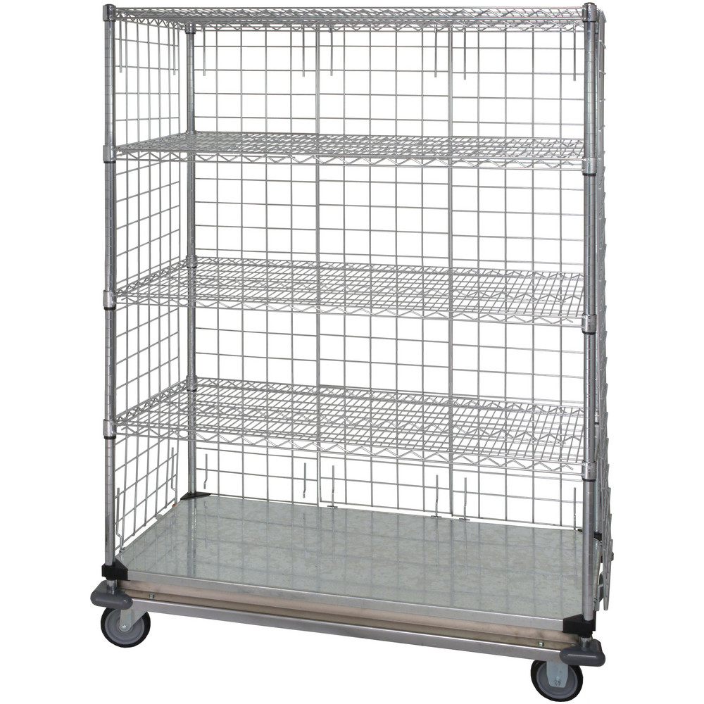 Quantum Storage - Wire Shelving: Shelving Type: Wire Enclosed Cart ...