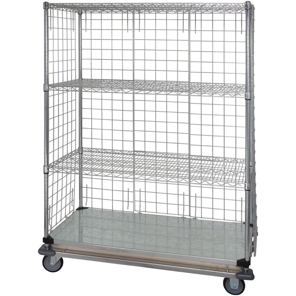 Quantum Storage - Wire Shelving: Shelving Type: Wire Enclosed Cart ...