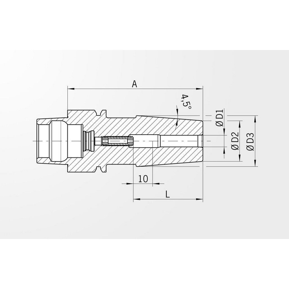 HAIMER - Shrink-Fit Tool Holder & Adapter: HSK32E Taper Shank, 0.375 ...