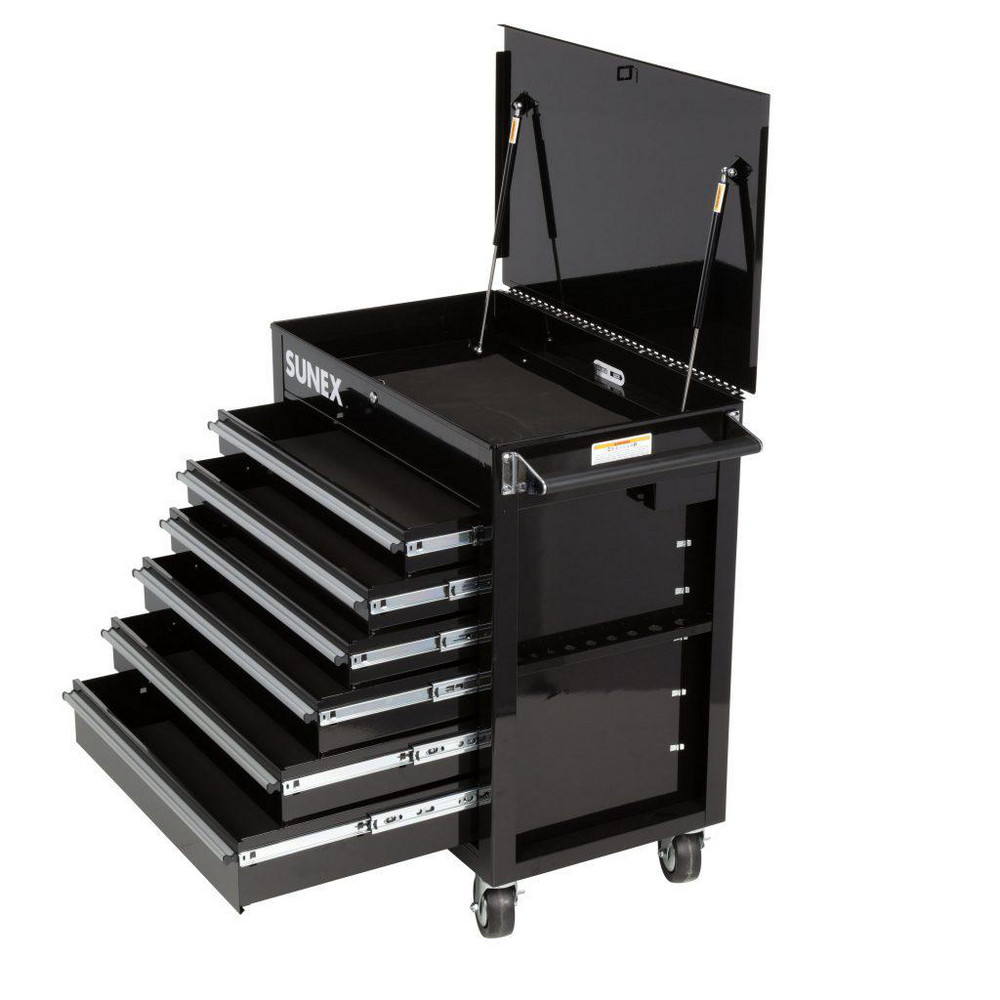 Sunex Tools - Service Utility Cart: 39-1/2" Long, 20" Wide, Steel ...