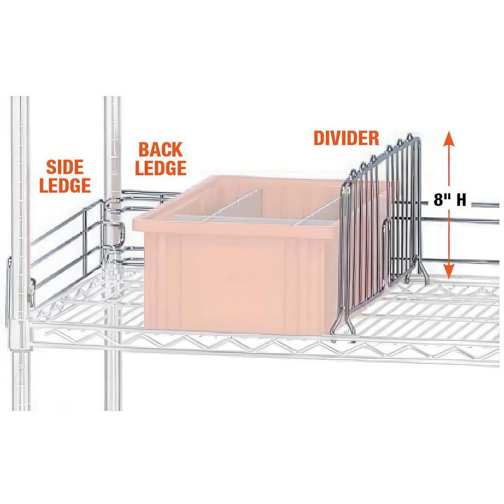 Quantum Storage - Divider: Use with Wire Shelf | MSC Direct