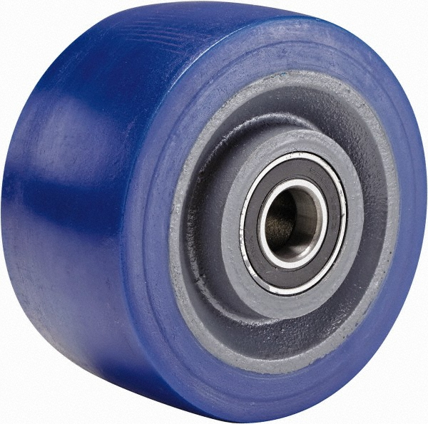 Hamilton - Caster Wheel: Polyurethane on Cast Iron, 6" Dia, 3" Wide, 3/ ...