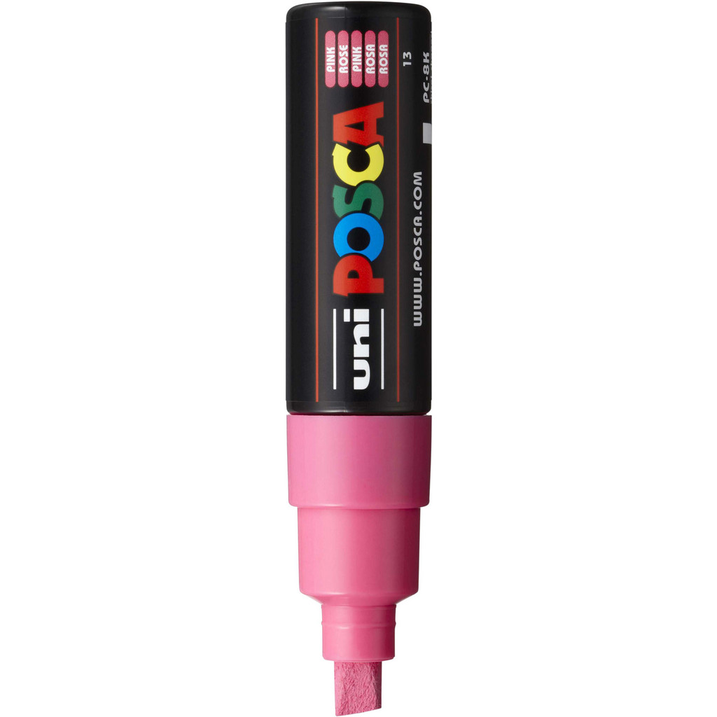Uni-Ball - Liquid Paint Marker: Pink, Water-Based, Broad Tip | MSC Direct