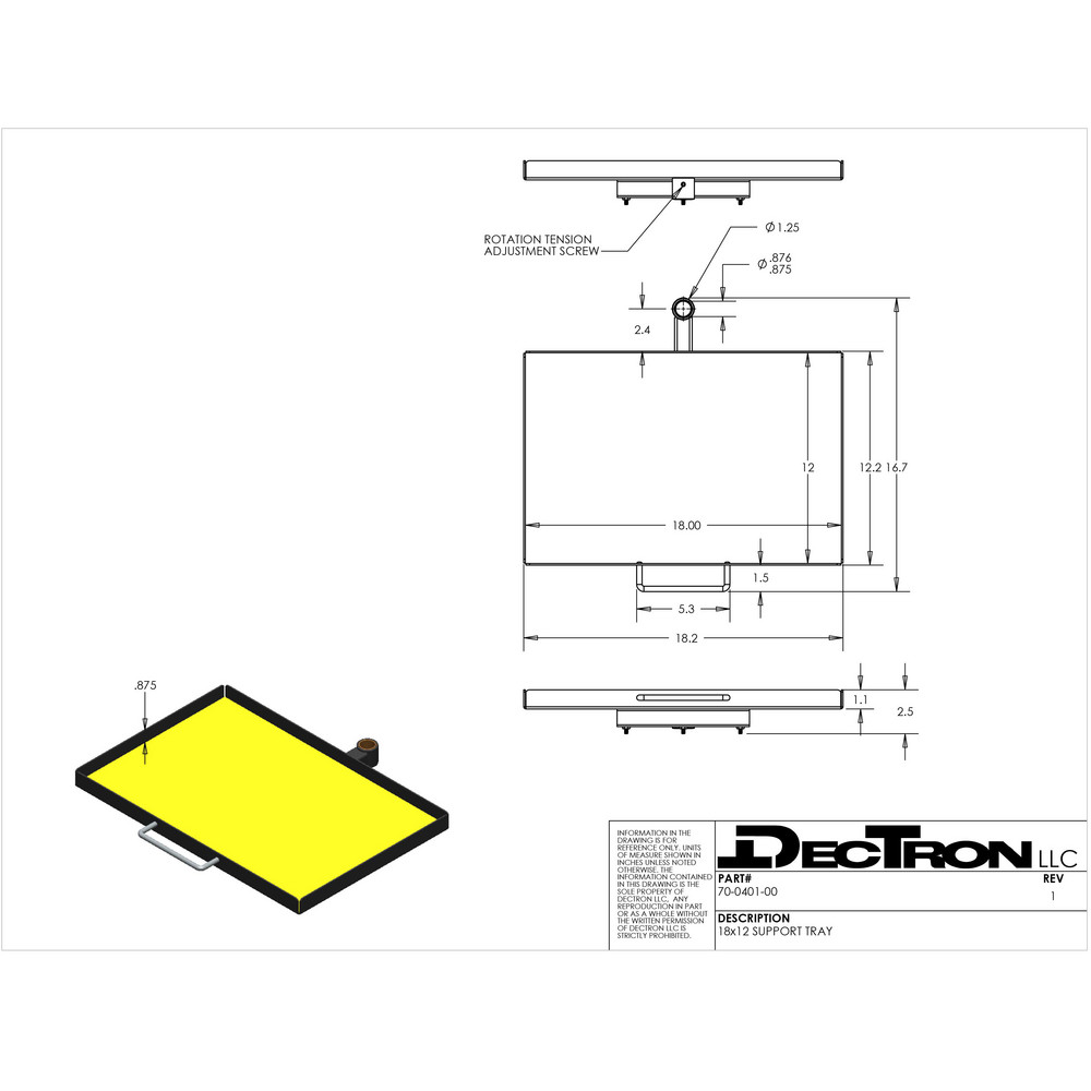 Dectron - Workbench & Workstation Accessories: Accessory Type: Tool ...