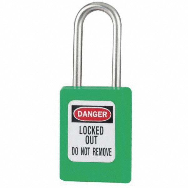 Master Lock - Lockout Padlock: Keyed Different, Thermoplastic, Steel ...