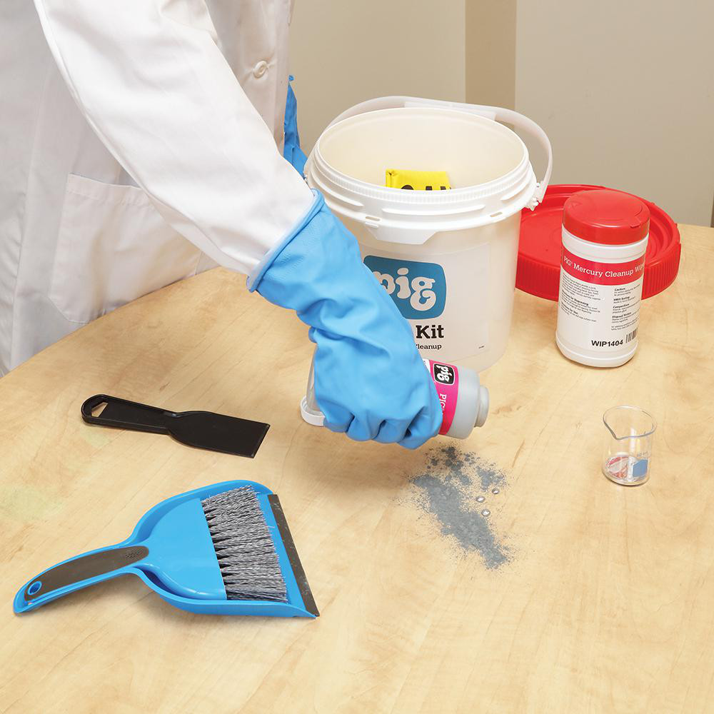New Pig - Spill Kits; Kit Type: Mercury Spill Kit; Container Type ...