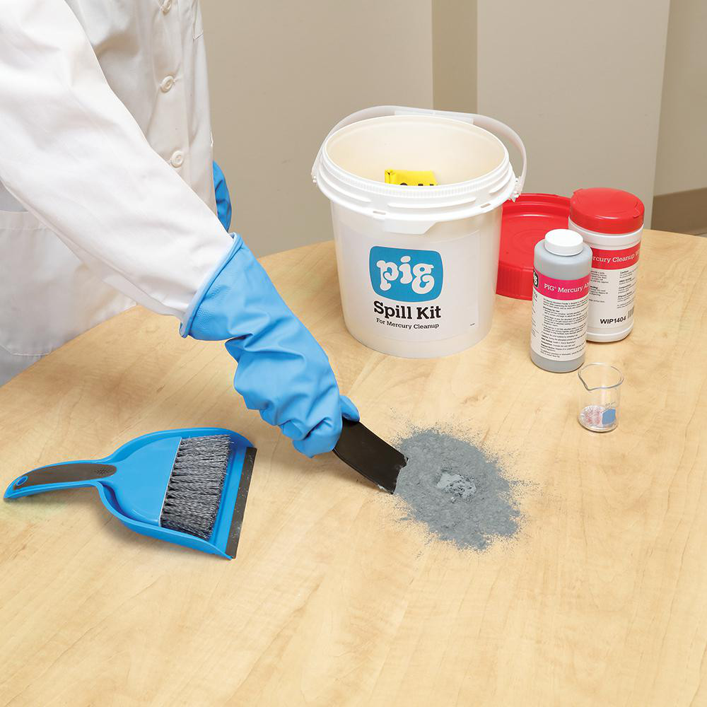 New Pig - Spill Kits; Kit Type: Mercury Spill Kit; Container Type ...