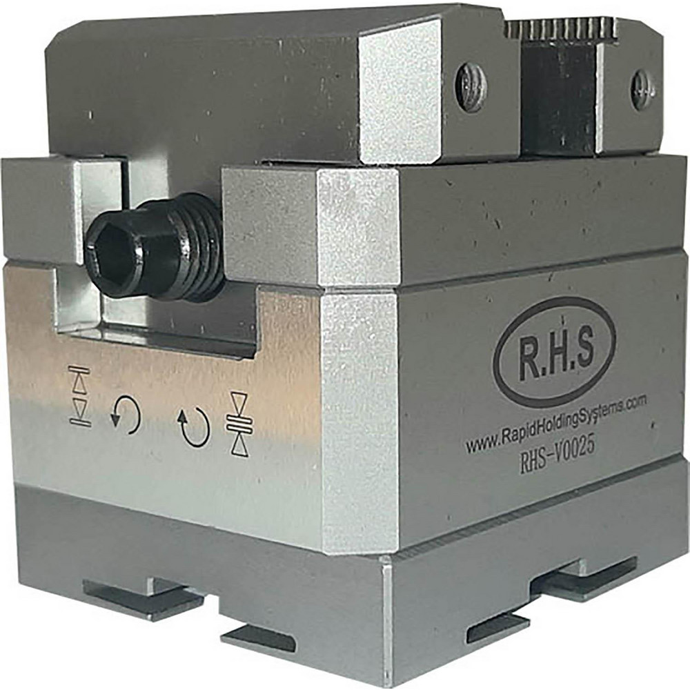 Rapid Holding Systems - Self-Centering Vise: 2.1200" Jaw Width, 0.9800 ...