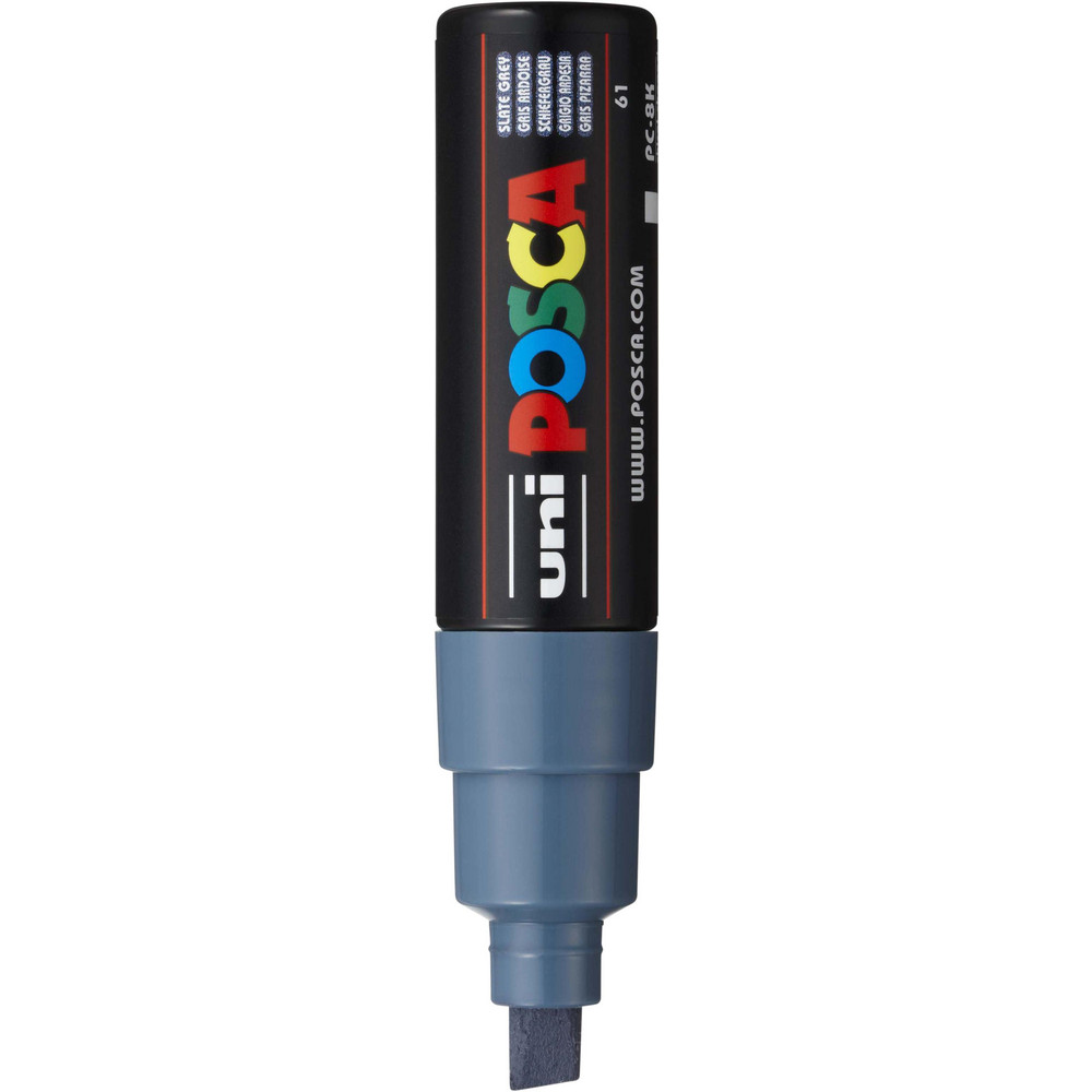 Uni-Ball - Liquid Paint Marker: Slate Gray, Water-Based, Broad Tip ...
