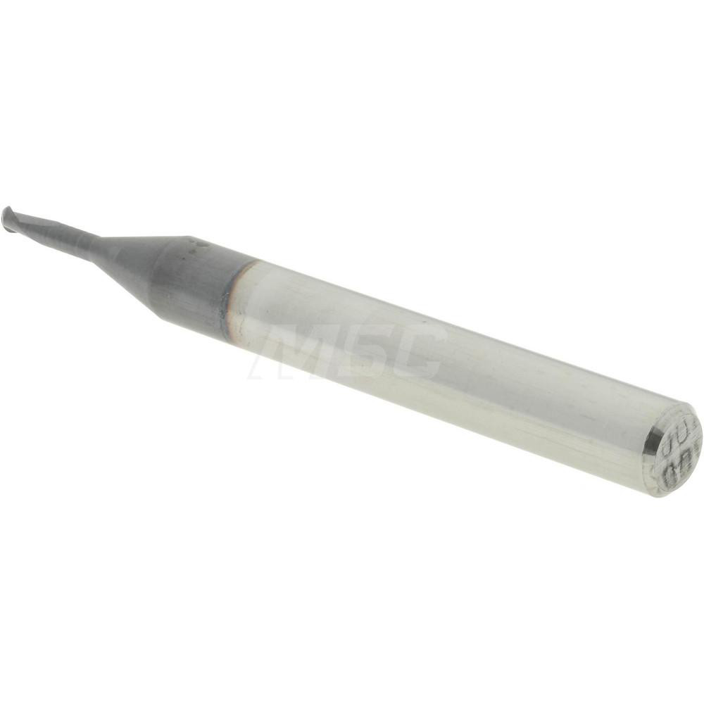 Accupro - Ball End Mill: 2.00 mm Dia, 2.00 mm LOC, 2 Flute, Solid ...