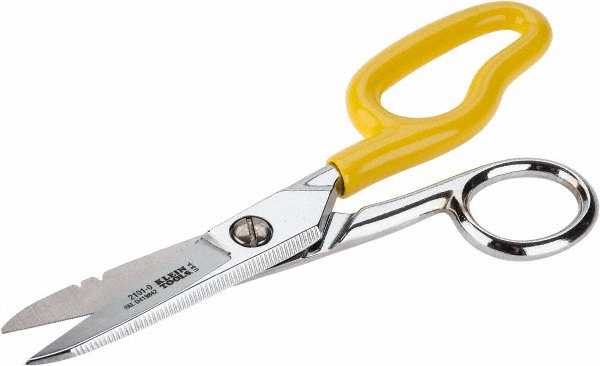 Klein Tools - 1-7/8" LOC, 6-5/16" OAL Nickel Plated Scissors - 93221729 ...