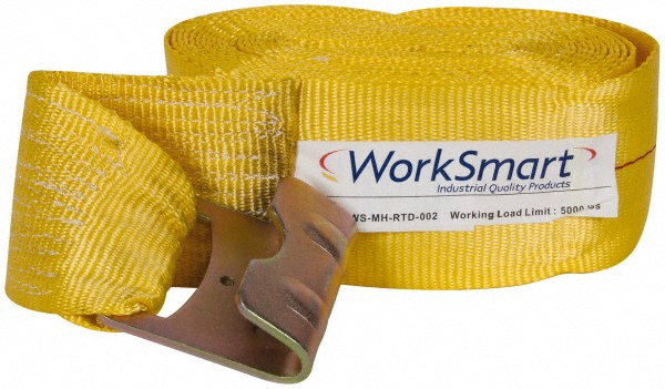 Value Collection - Load-Rated Tie Downs; 4"x27'W/flat hook WORKSMART ...